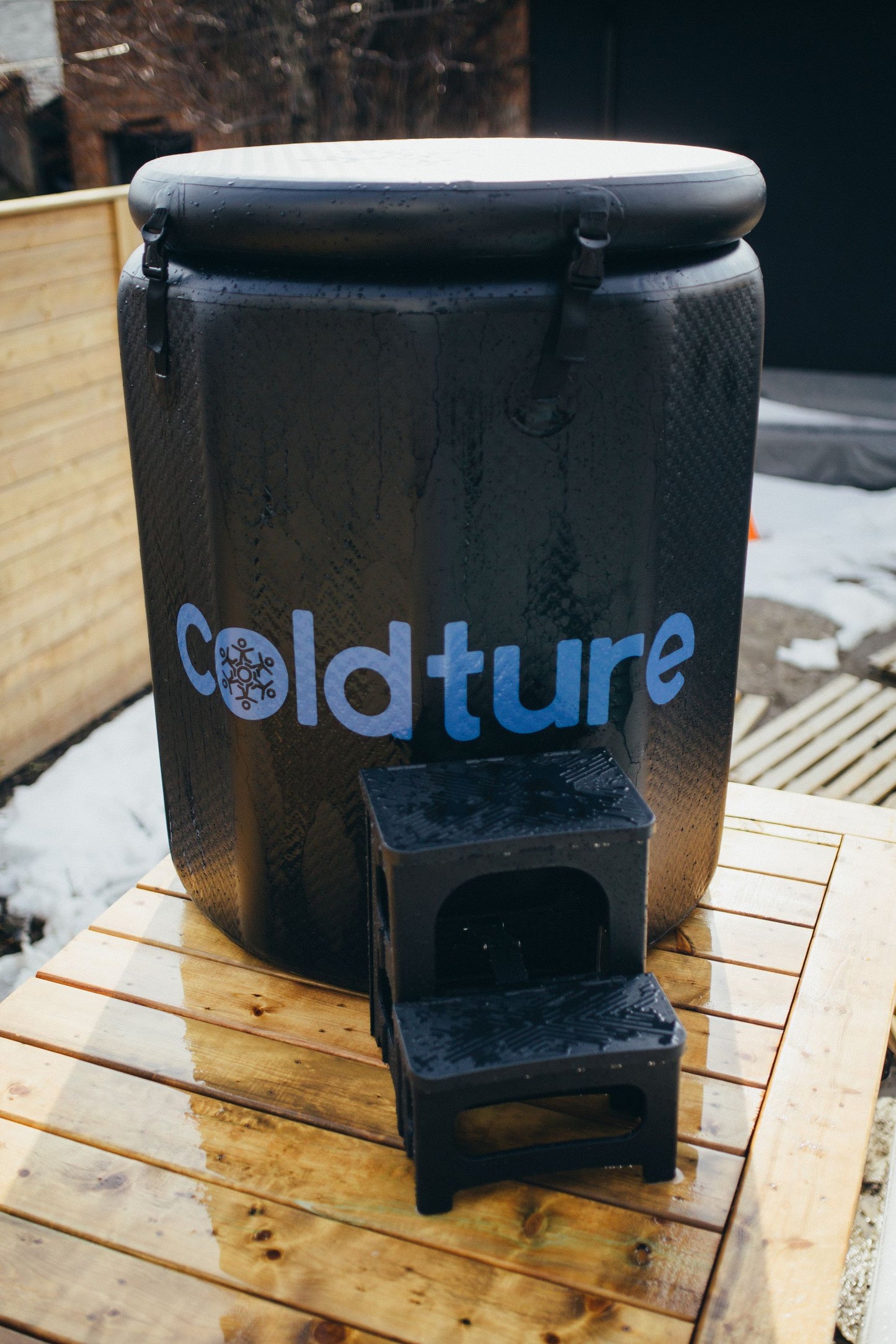 The Barrel Cold Plunge Tub Bundle | Shop | Coldture